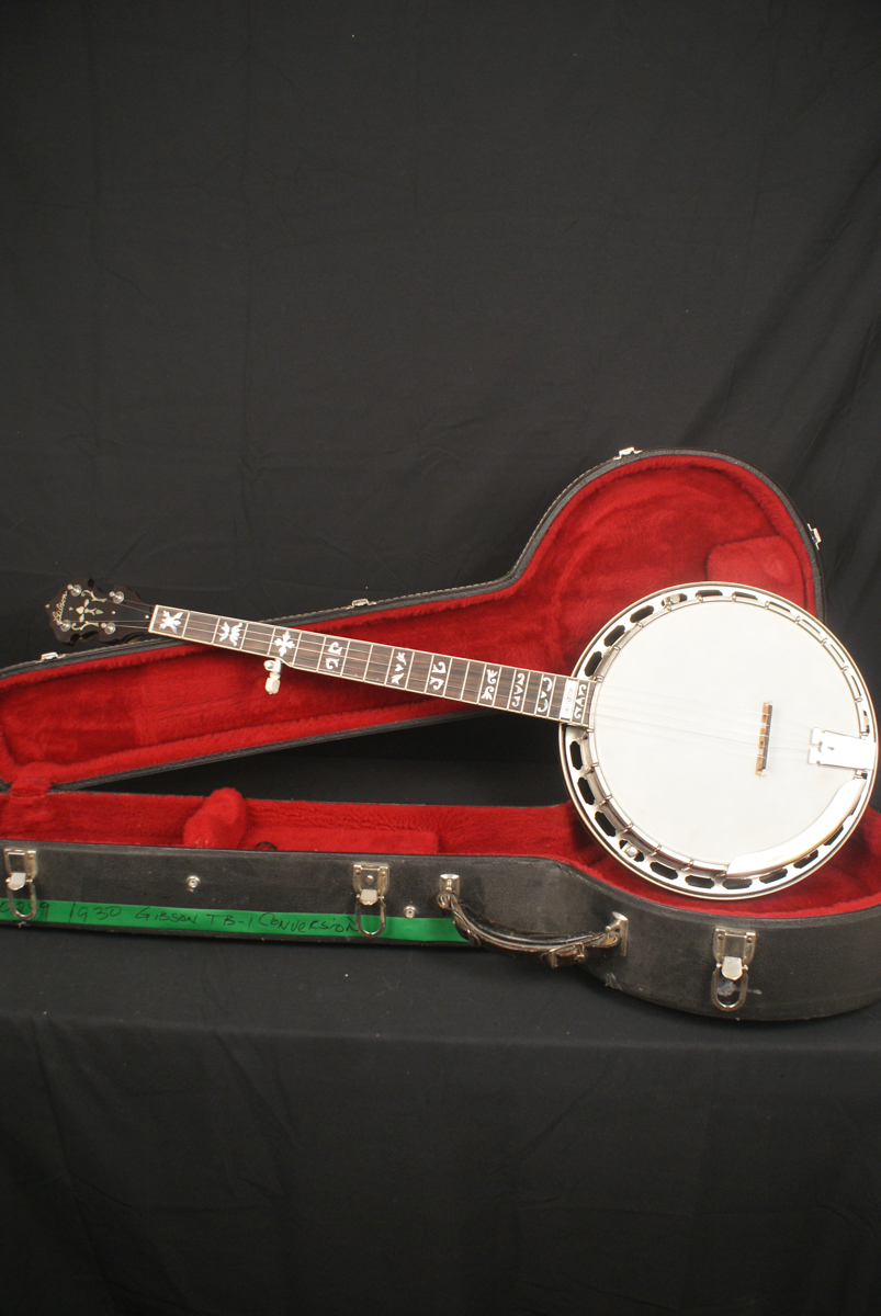 1930 Gibson TB1 Pre War 5 string Conversion Banjo - BanjoWarehouse.com