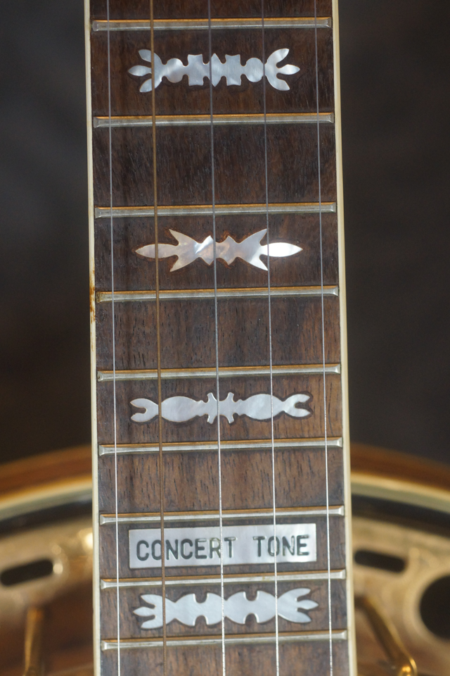 1960's-Fender-Concertone-Deluxe-5-string-Banjo-Gold-Engraved-PLUS-Keith ...